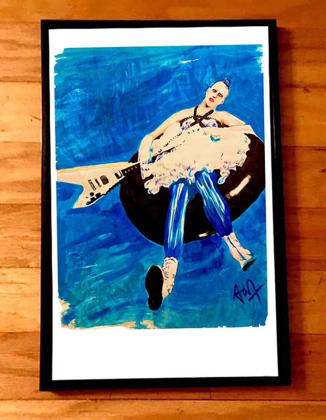 Punk Art PLASMATICS Rare Signed Numbered Print by Adam Turkel Fine Art ...