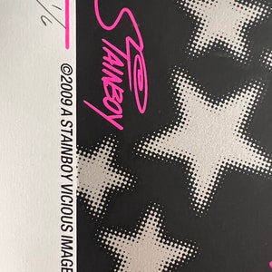 New York Dolls Rare Silkscreened Gig Poster #1/6 AP by Stainboy Florida ...