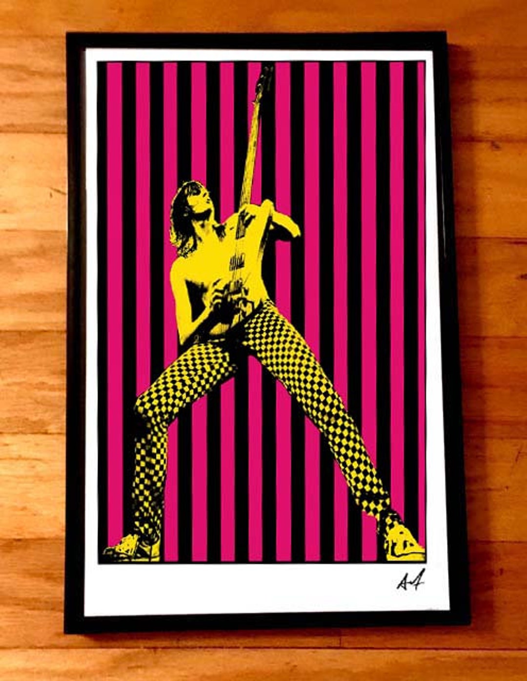 PETE WAY Rare Signed Art Print by Adam Turkel Circa 2004 UFO Waysted ...