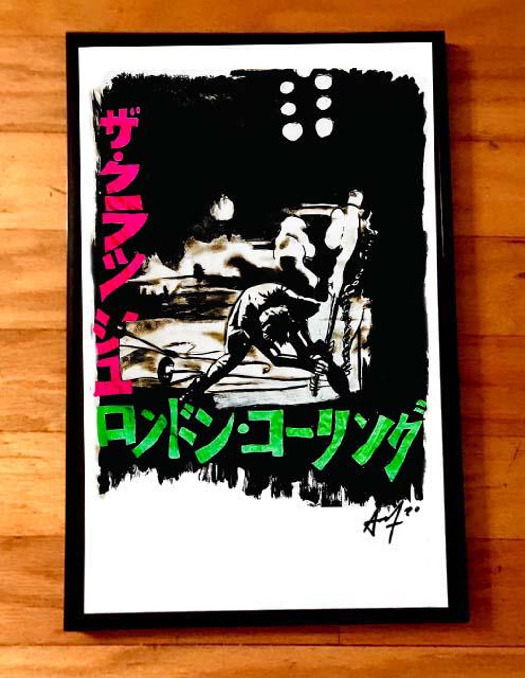 The CLASH Signed Art Print by Adam Turkel London Calling Japan Pop Art ...
