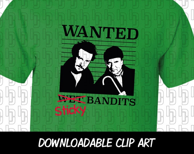 Sticky Bandits Svg File Home Alone Christmas Svg Tshirt - Etsy