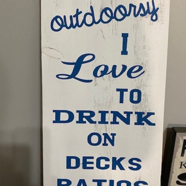 Deck Sign - Etsy