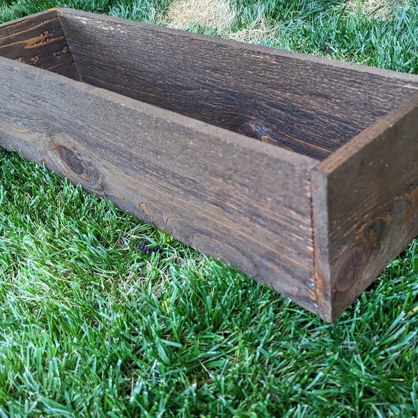 Rustic Planter Box - Etsy