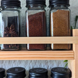 Large 5-tier Spice Rack for Kitchen, Wall Mounted - Etsy