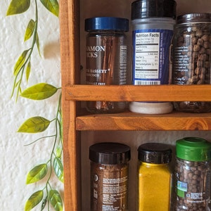 Large 5-tier Spice Rack for Kitchen Wall Mounted - Etsy