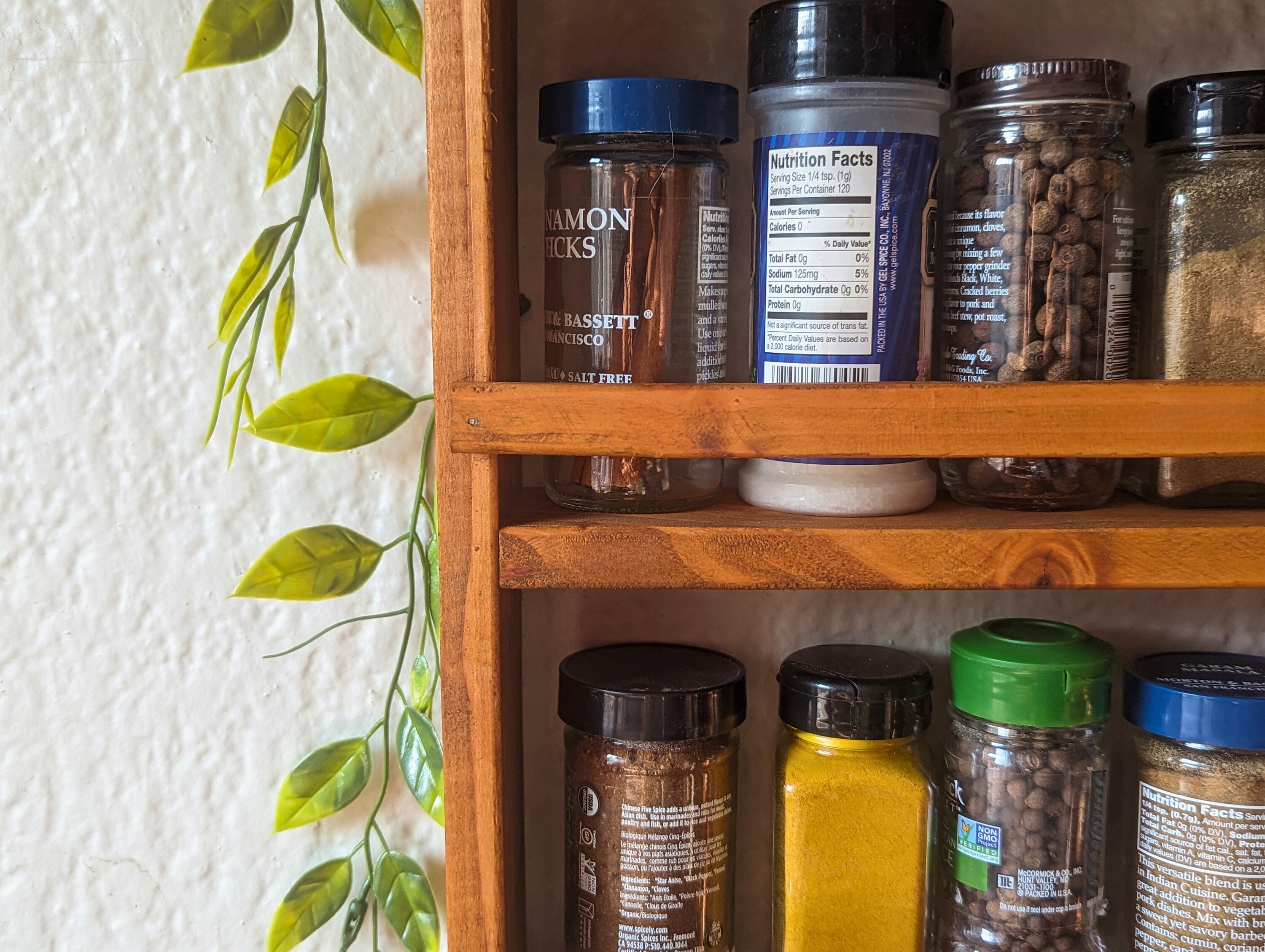 Large 5-tier Spice Rack for Kitchen Wall Mounted - Etsy