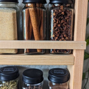Large 5-tier Spice Rack for Kitchen, Wall Mounted - Etsy