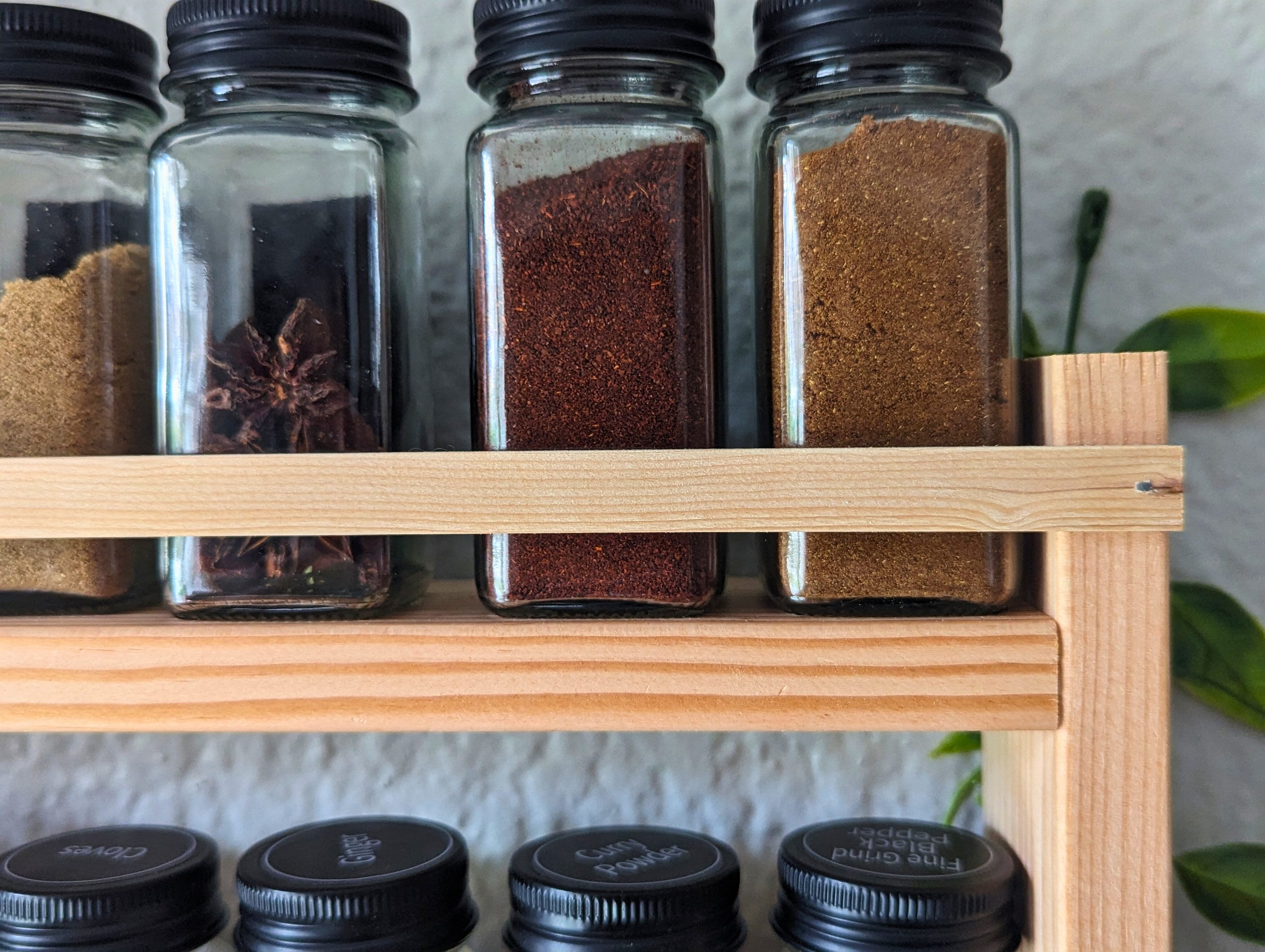 Large 5-tier Spice Rack for Kitchen, Wall Mounted - Etsy