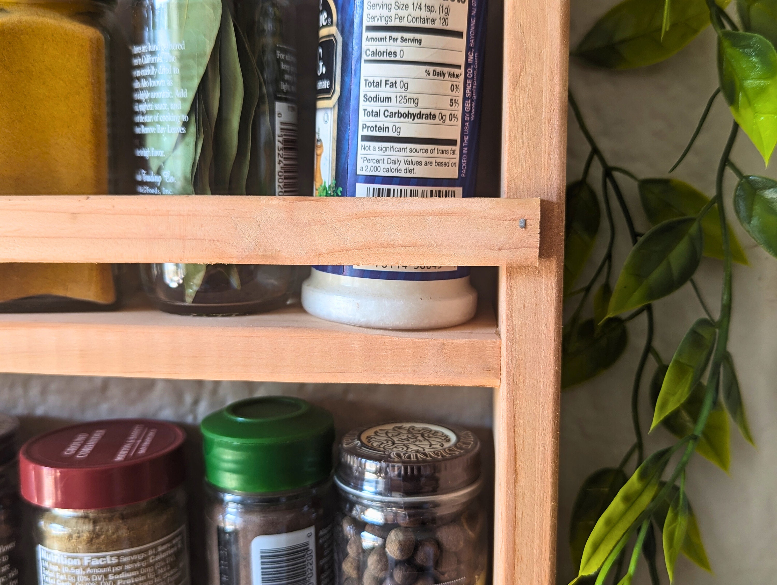 Large 5-tier Spice Rack for Kitchen Wall Mounted - Etsy