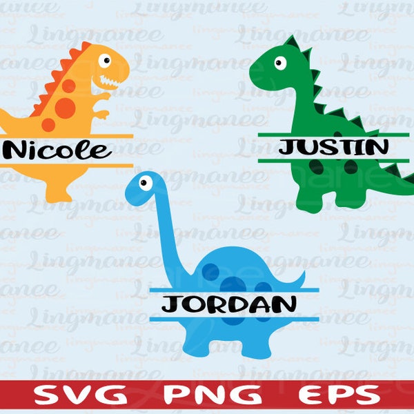 Dinosaur Monogram Png - Etsy