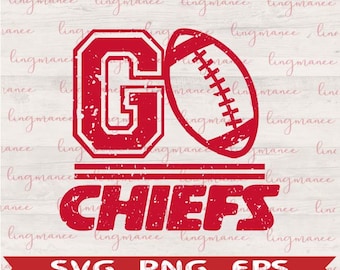Chiefs Yall Football Svg Dxf Png Grunge Distressed Svg - Etsy