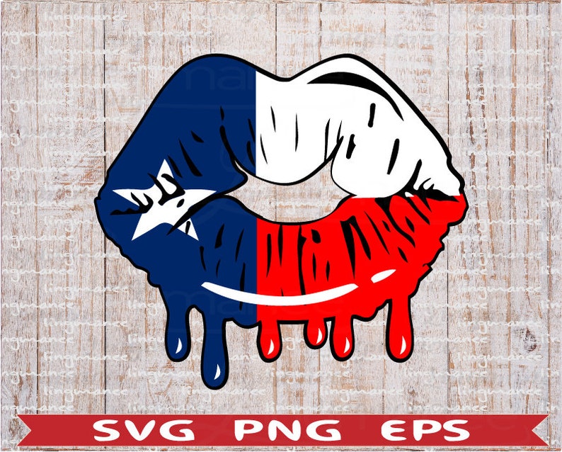 Texas Lips Svg. Texas Flag Lips . Digital File for Cricut. - Etsy