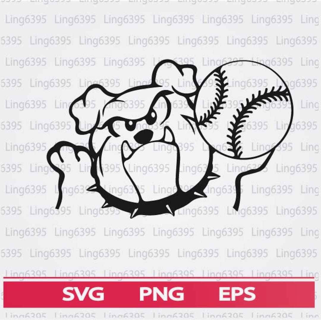 Bulldog Svg. Bulldogs Baseball Svg. Svg File . Digital File for Cricut ...