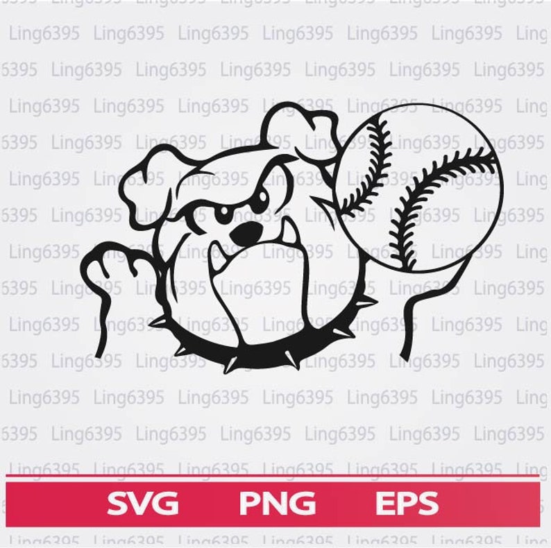 Bulldog Svg. Bulldogs Baseball Svg. Svg File . Digital File for Cricut ...
