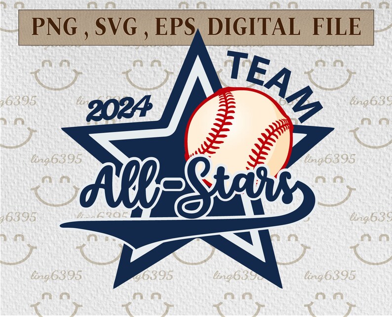 All Stars Baseball Svg ,2024, All Stars Svg, Baseball Svg. Baseball ...