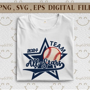 All Stars Baseball Svg ,2024, All Stars Svg, Baseball Svg. Baseball ...