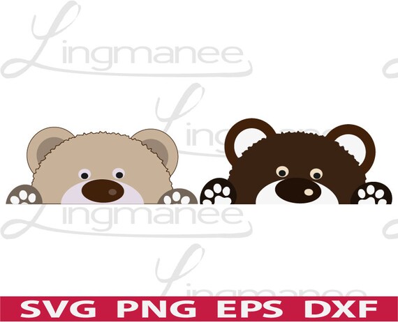 Peek a Boo Bear Svg. Peek a Boo Svg Dxf Eps Png Svg Files. - Etsy