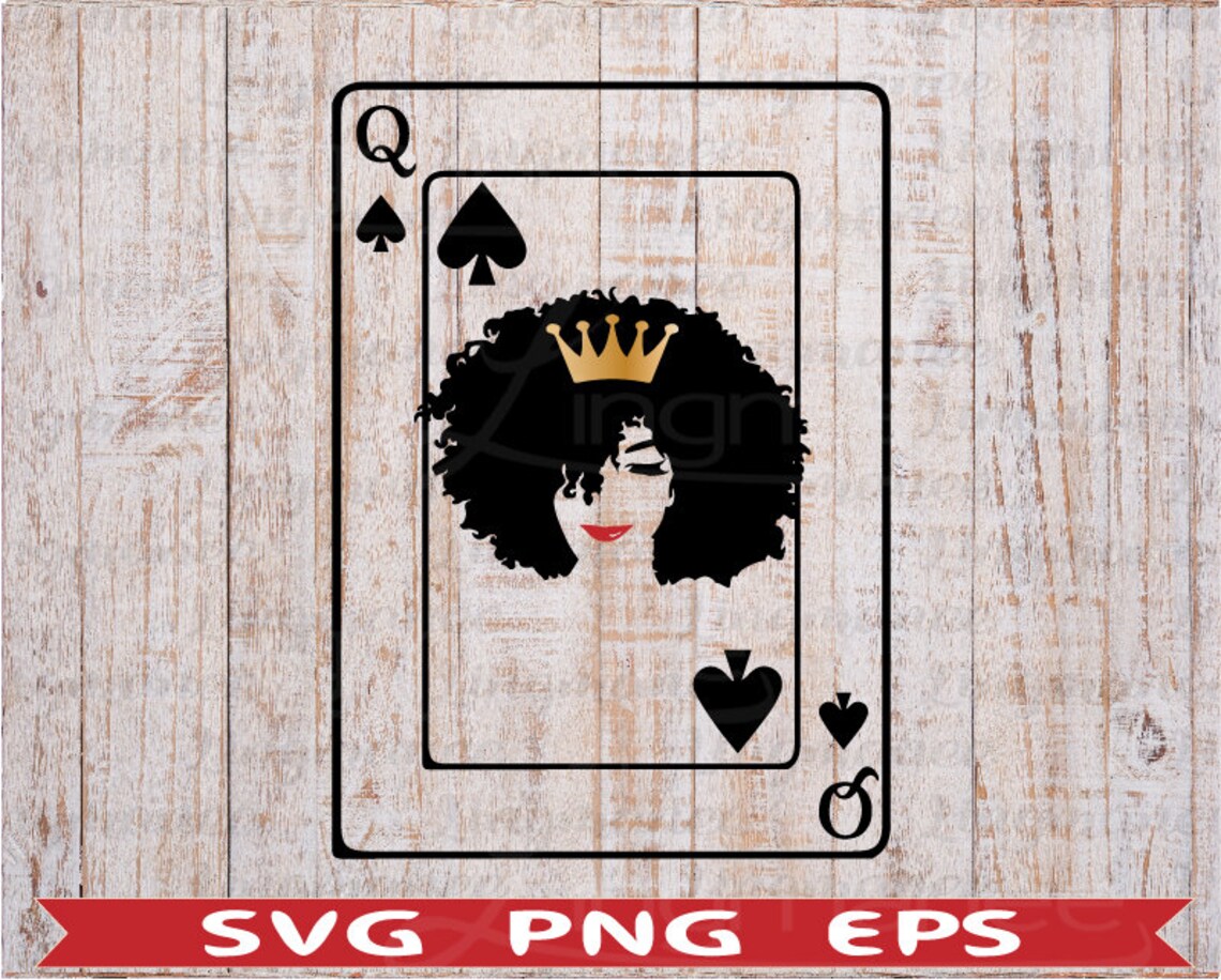 Black Queen With Crown Svg. Melanin Black Queen Svg.afro Queen of ...