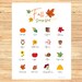 Fall Nature Scavenger Hunt: Printable US Letter (PDF) - Etsy