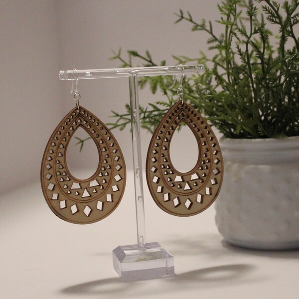 Plastic Earring - Etsy