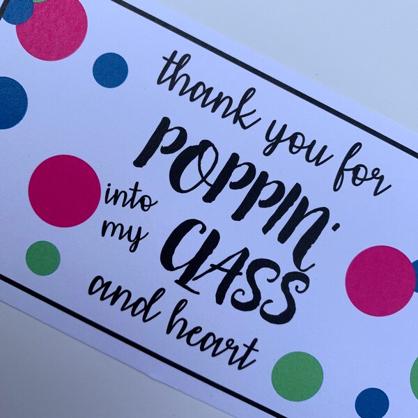 Thank You for a Poppin Year - Etsy