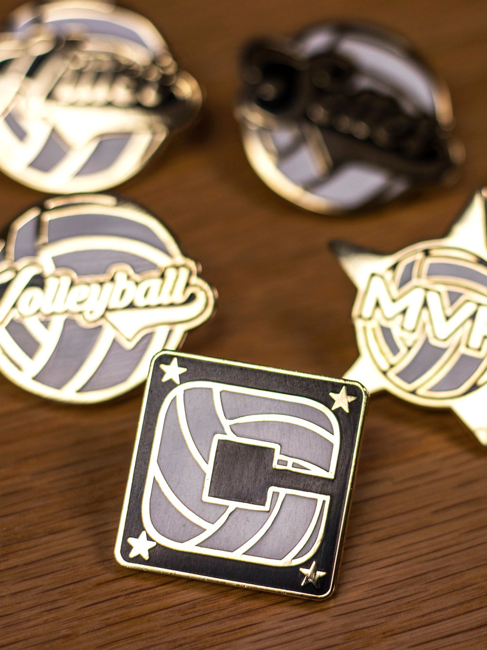 Volleyball Position/captain Pins Great for Letterman's - Etsy