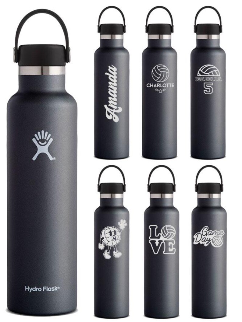 Laser Engraved Hydroflask With Standard Flex Cap- Personalized to Your ...