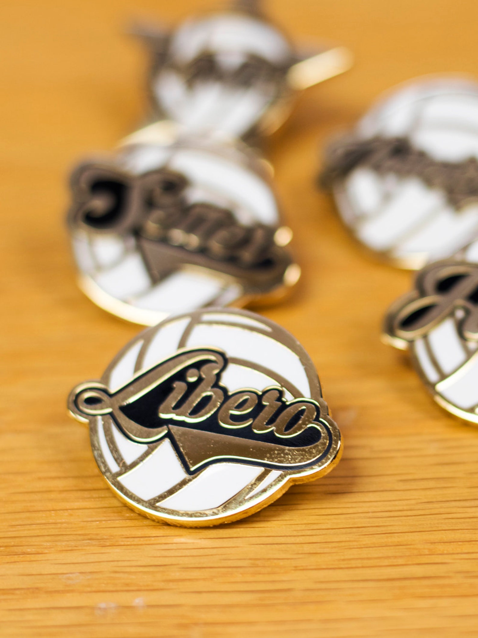 Volleyball Position/captain Pins Great for Letterman's - Etsy