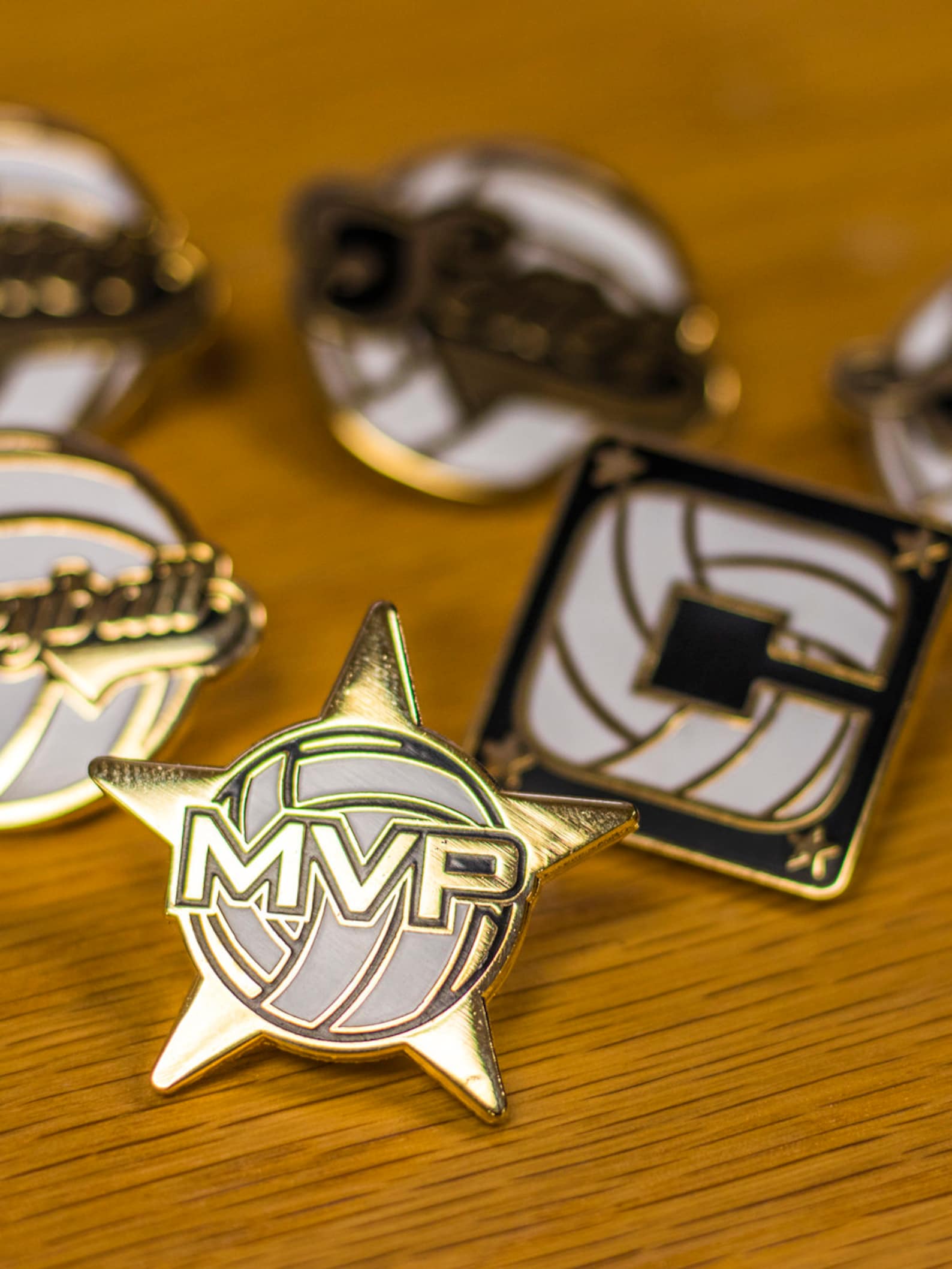 Volleyball Position/captain Pins Great for Letterman's - Etsy