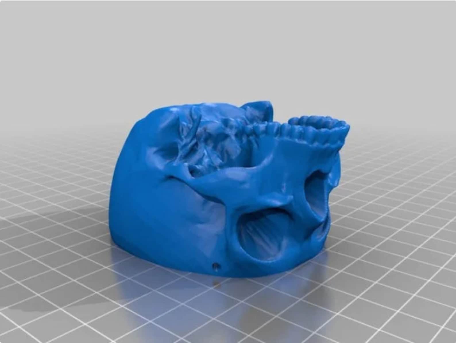 Floating Skull Stl File 3d Printing | Etsy