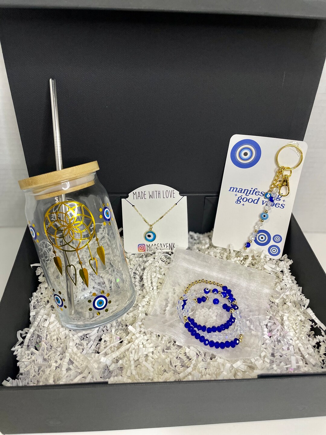 Evil Eye Gift Box, Good Vibes Gift, Turkish Evil Eye, Christmas Gift ...