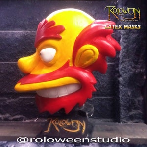 Willie Groundskeeper Latex Mask the Groundskeeper Willy the Simpsons - Etsy