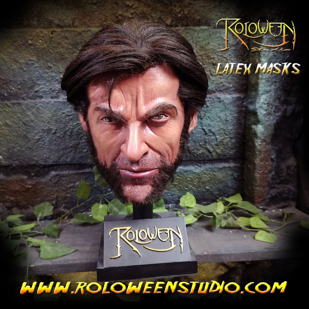 Logan Wolverine Latex Mask Deluxe, Logan X-men, Weapon Hugh Jackman ...