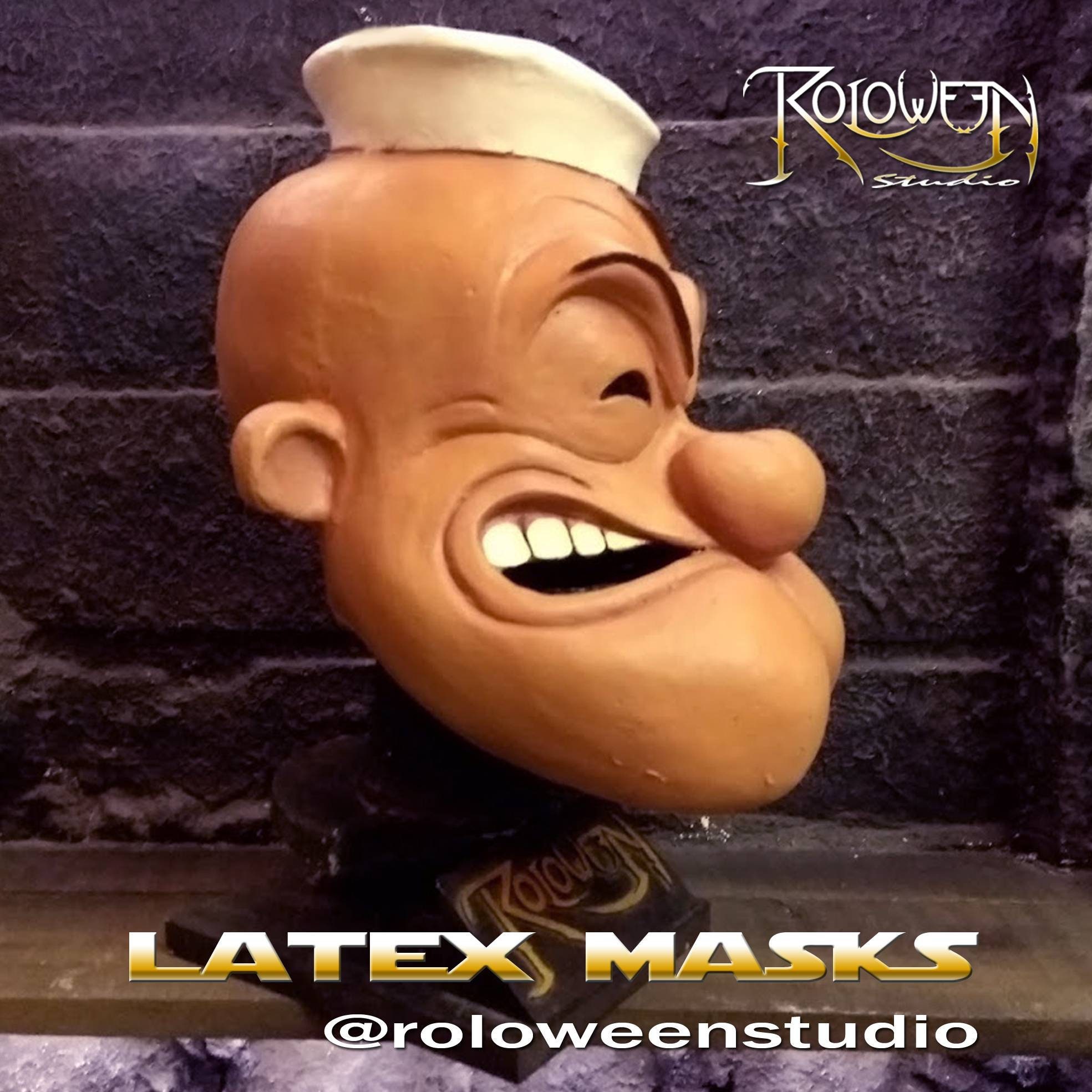 Popeye the Sailor Man Latex Mask | Etsy