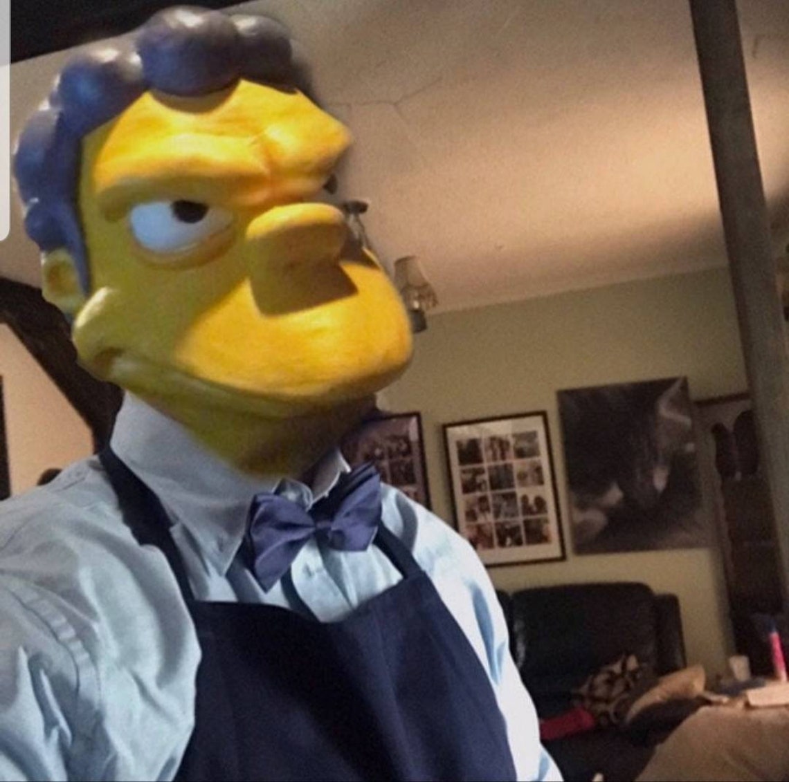Moe the bartender/Mask The Simpsons/ Moe Szyslak latex mask/ | Etsy