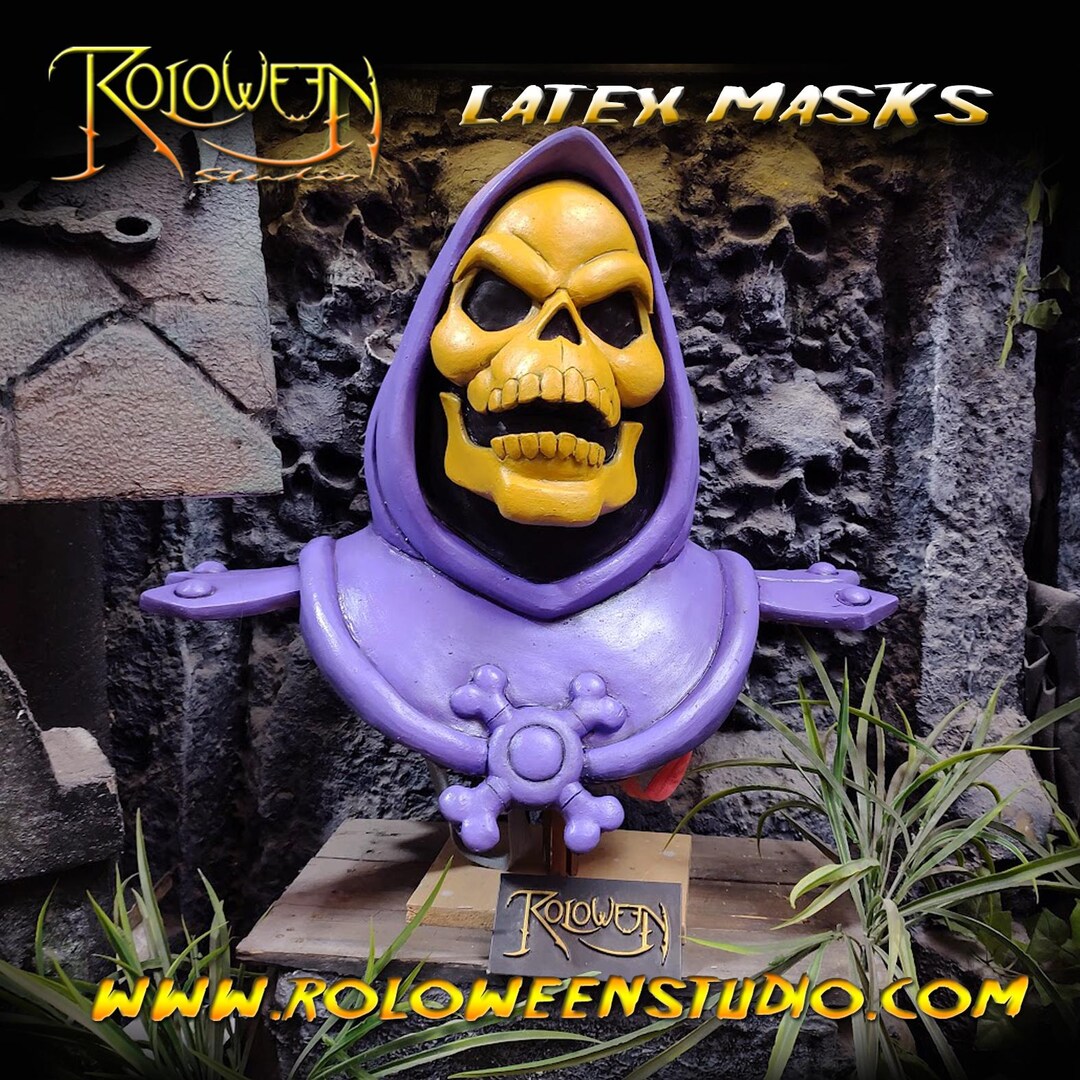 Deluxe Overlord of Evil Latex Mask / Lord of Destruction/ Christmas ...