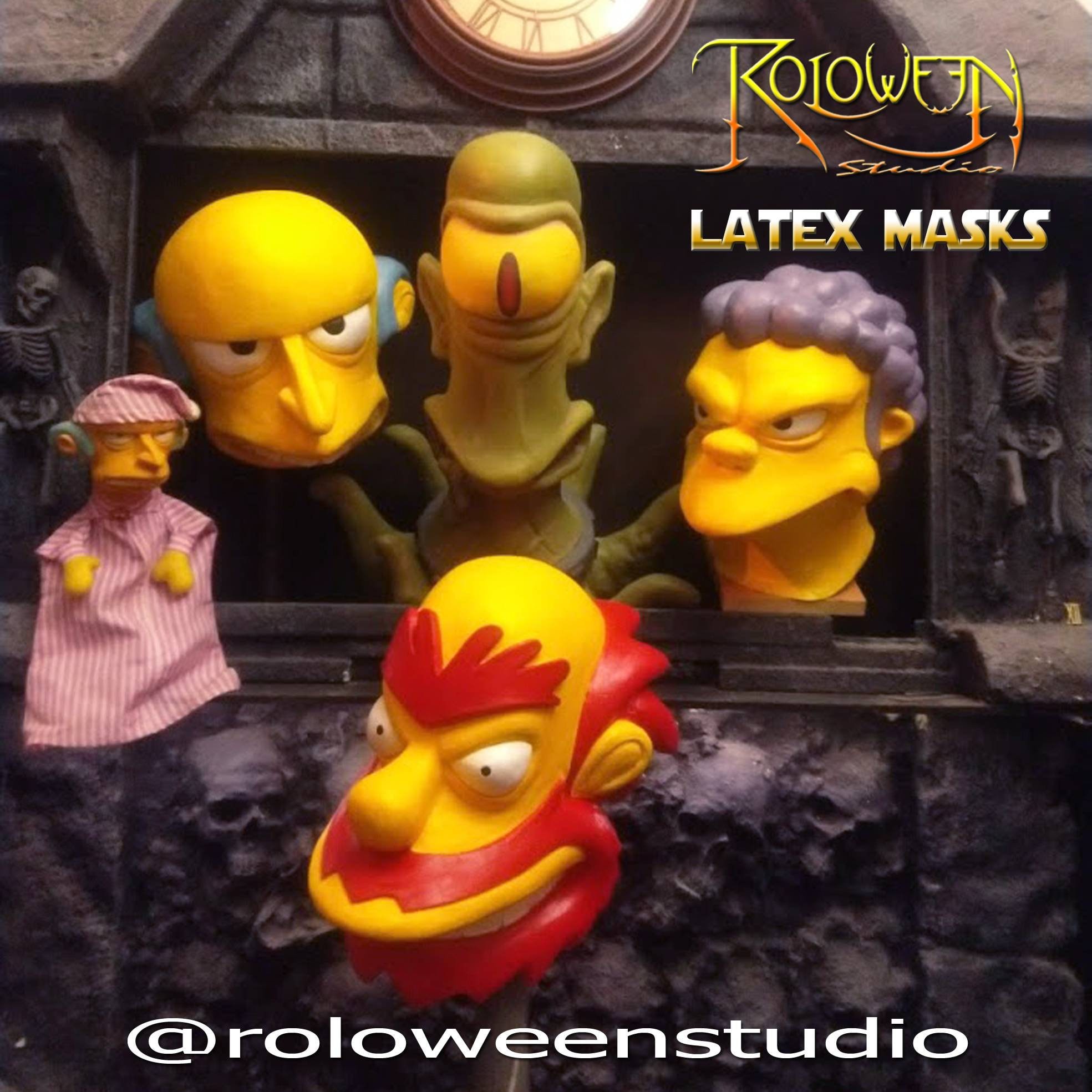 Mr. Burns Latex Mask the Simpsons Montgomery Monty - Etsy
