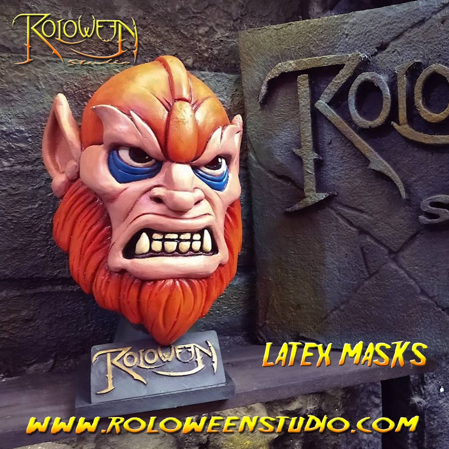 Beastman Biff Man Latex Mask Masters of the Universe Evil - Etsy