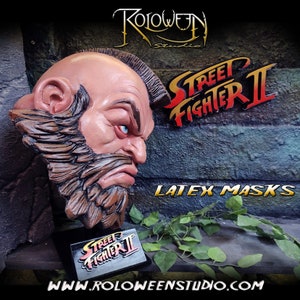 Zangief Latex Mask Street Fighter II / the World Warrior / Capcom ...