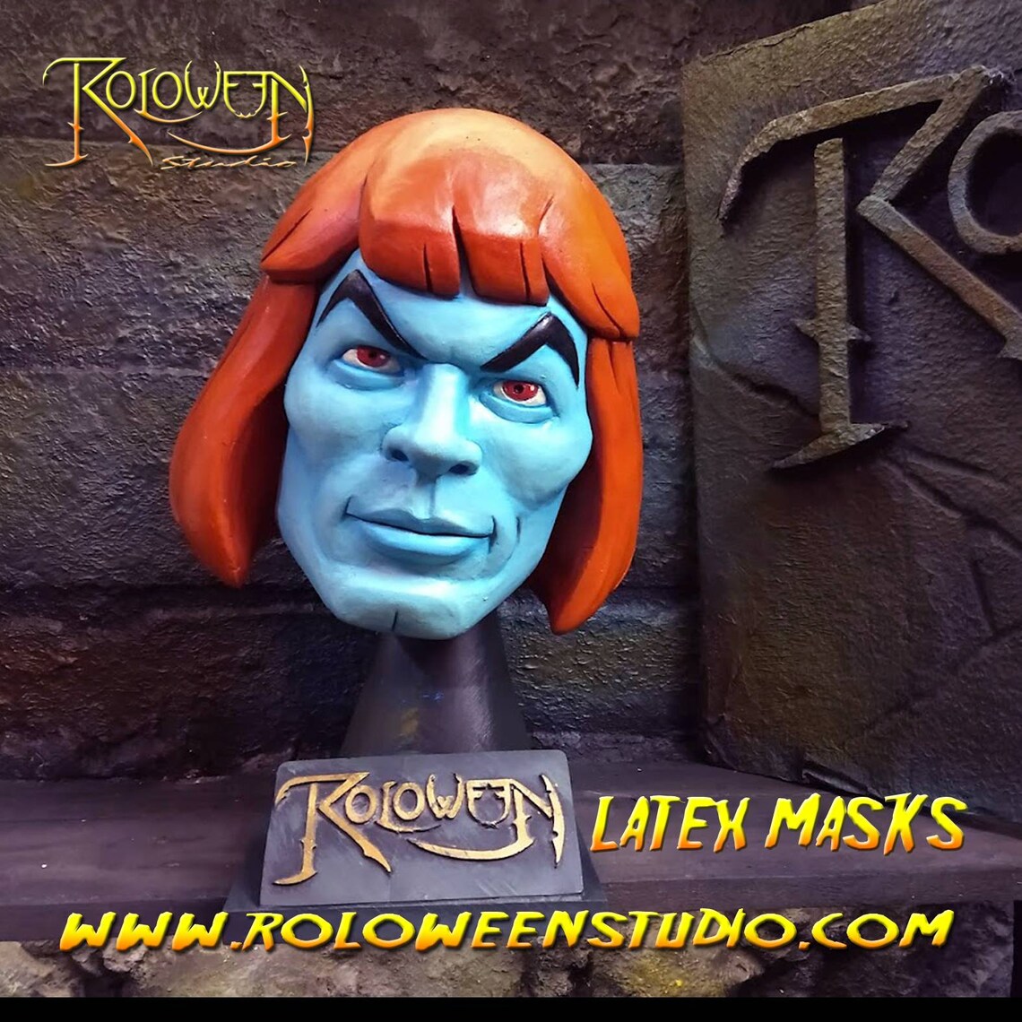 Faker Latex Mask Masters of the Universe Evil Warriors Evil | Etsy