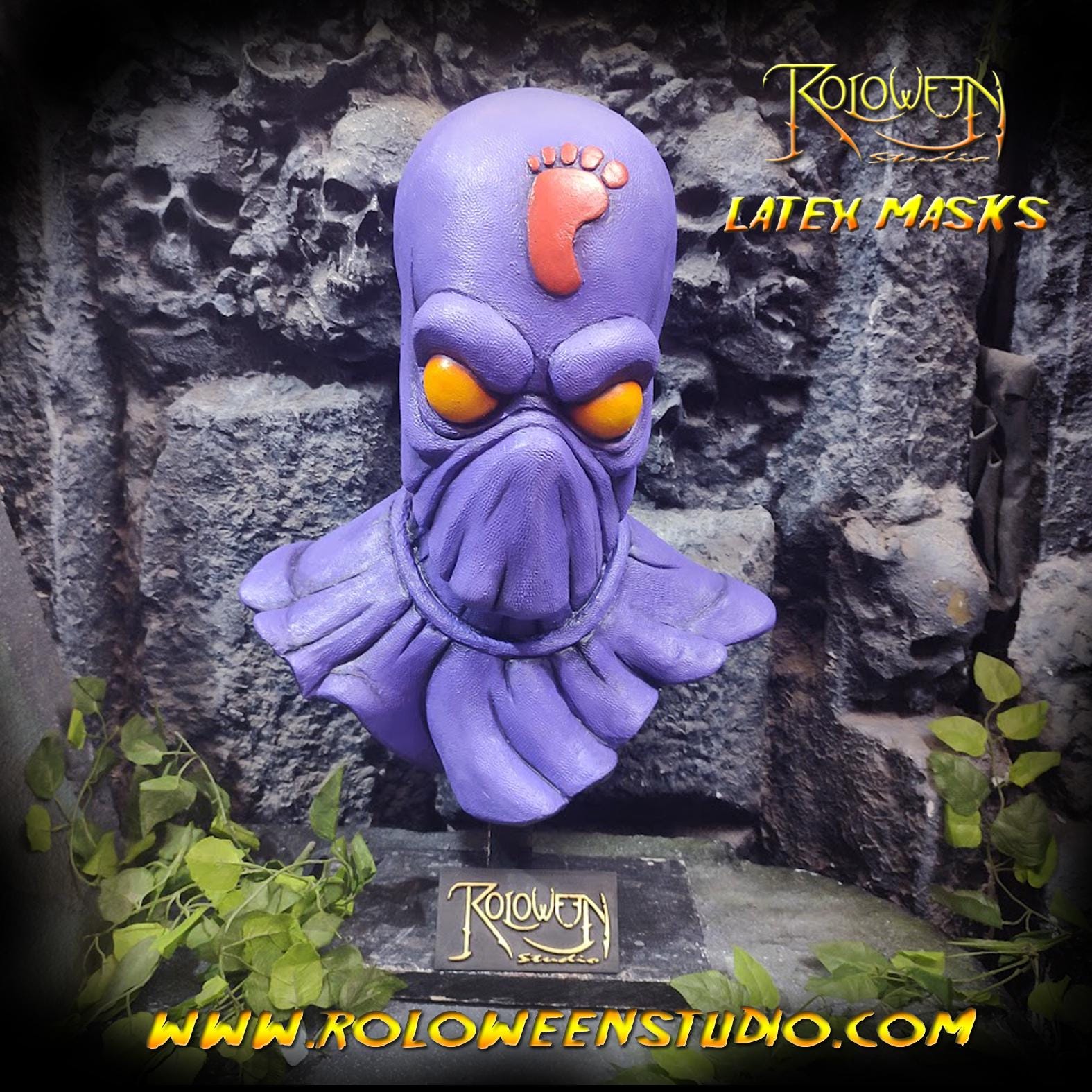 Foot Soldier Purple Latex Mask 1988 / Teenage Mutant Ninja Turtles ...