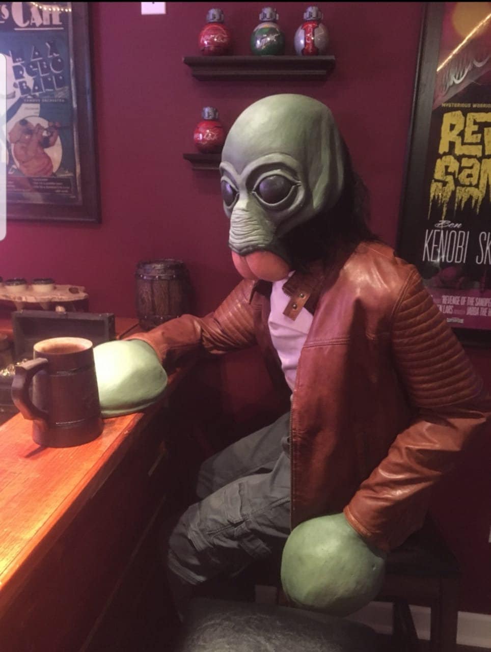 Ponda Baba Aqualish Latex Mask Star Wars Hombre Morza Sawkee - Etsy