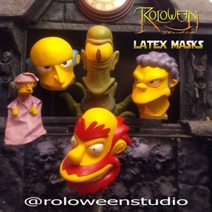 Willie Groundskeeper Latex Mask the Groundskeeper Willy the Simpsons - Etsy