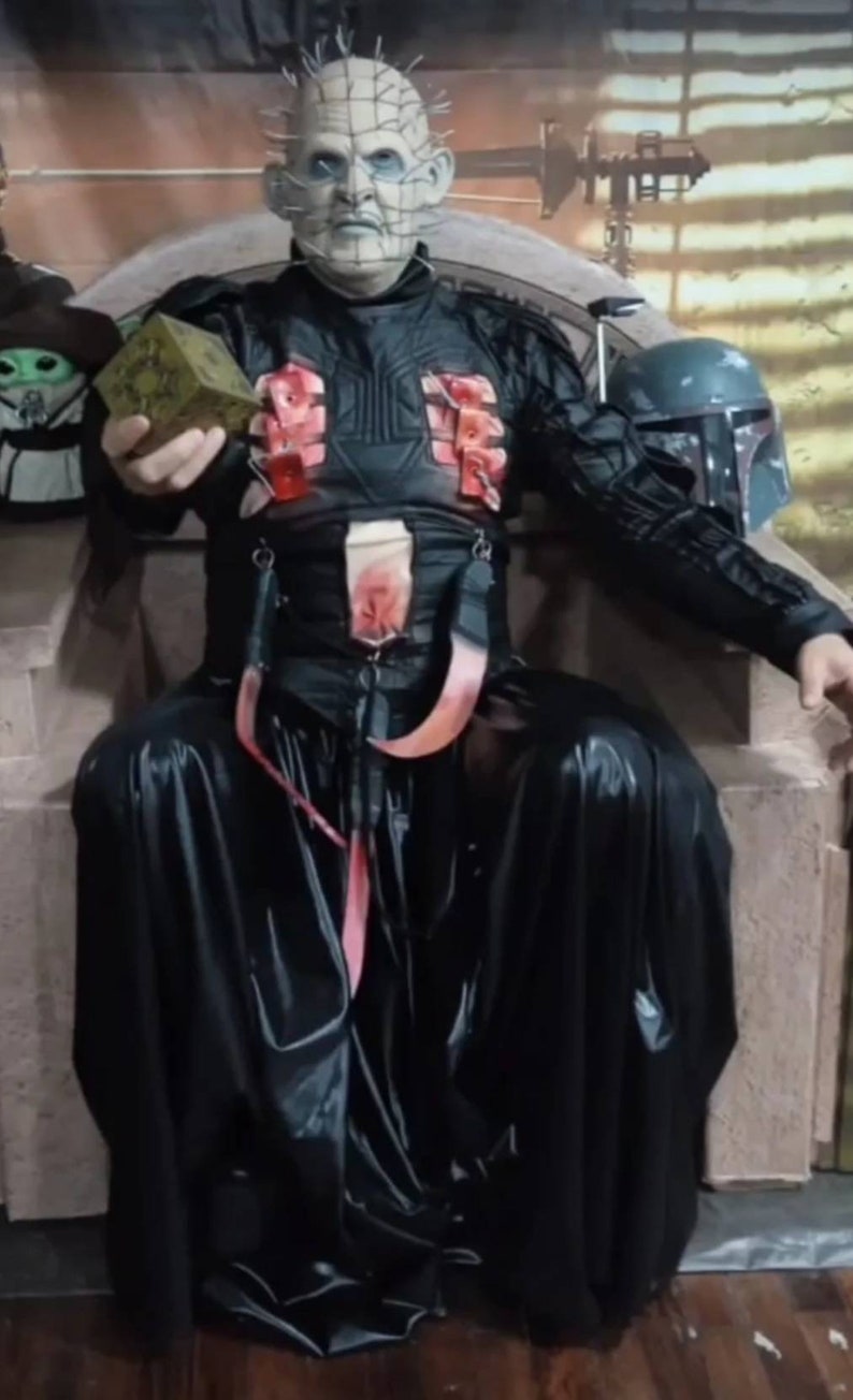 Pinhead Hellraiser latex mask Cosplay Inferno Lead cenobite - Etsy.de