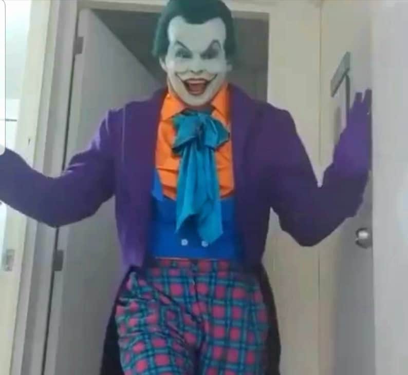 Jack Nicholson Joker 1989 Deluxe Latex Mask Batman Vs Joker | Etsy