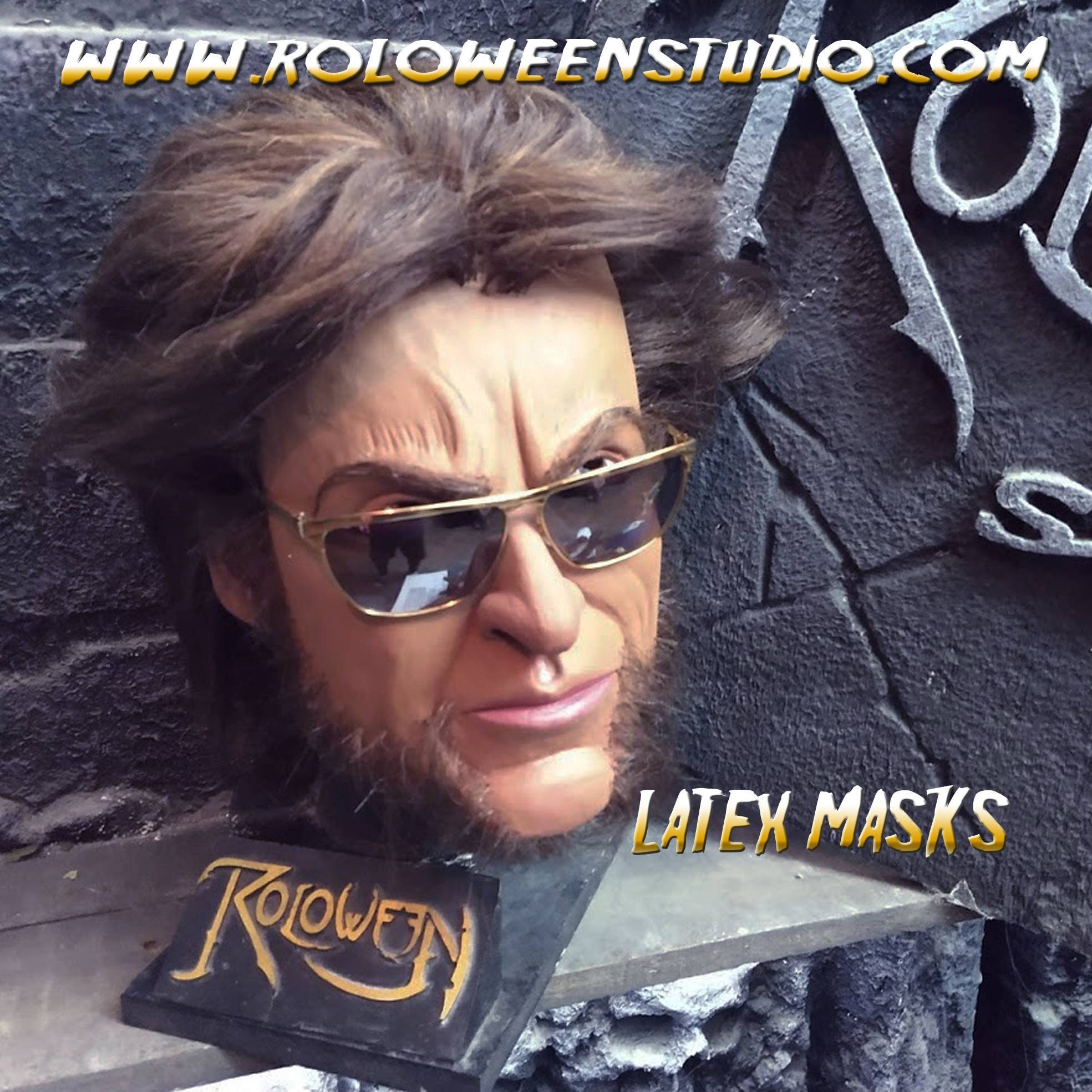 Hugh Jackman Wolverine Latex Mask Deluxe Logan X-men - Etsy