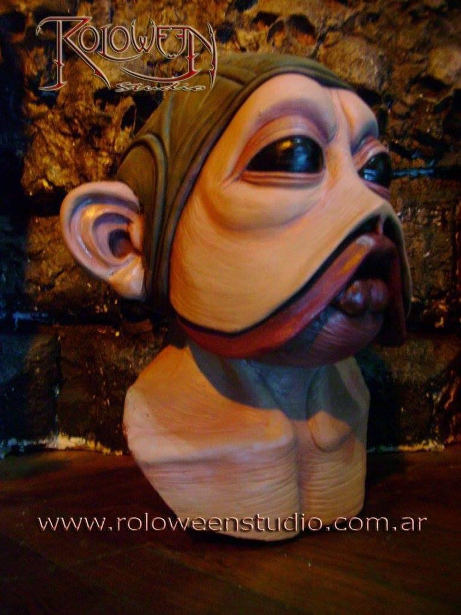 Nien Nunb Star Wars Latex Mask Sullustan the Force Awakens / Mike Quinn ...