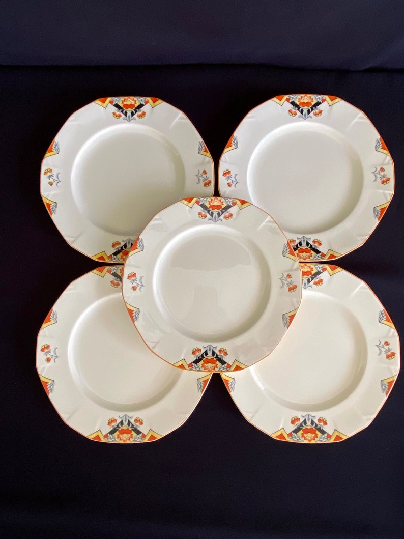 Alfred Meakin Balmoral Salad Plates Set of 5 Princess Shape | Etsy