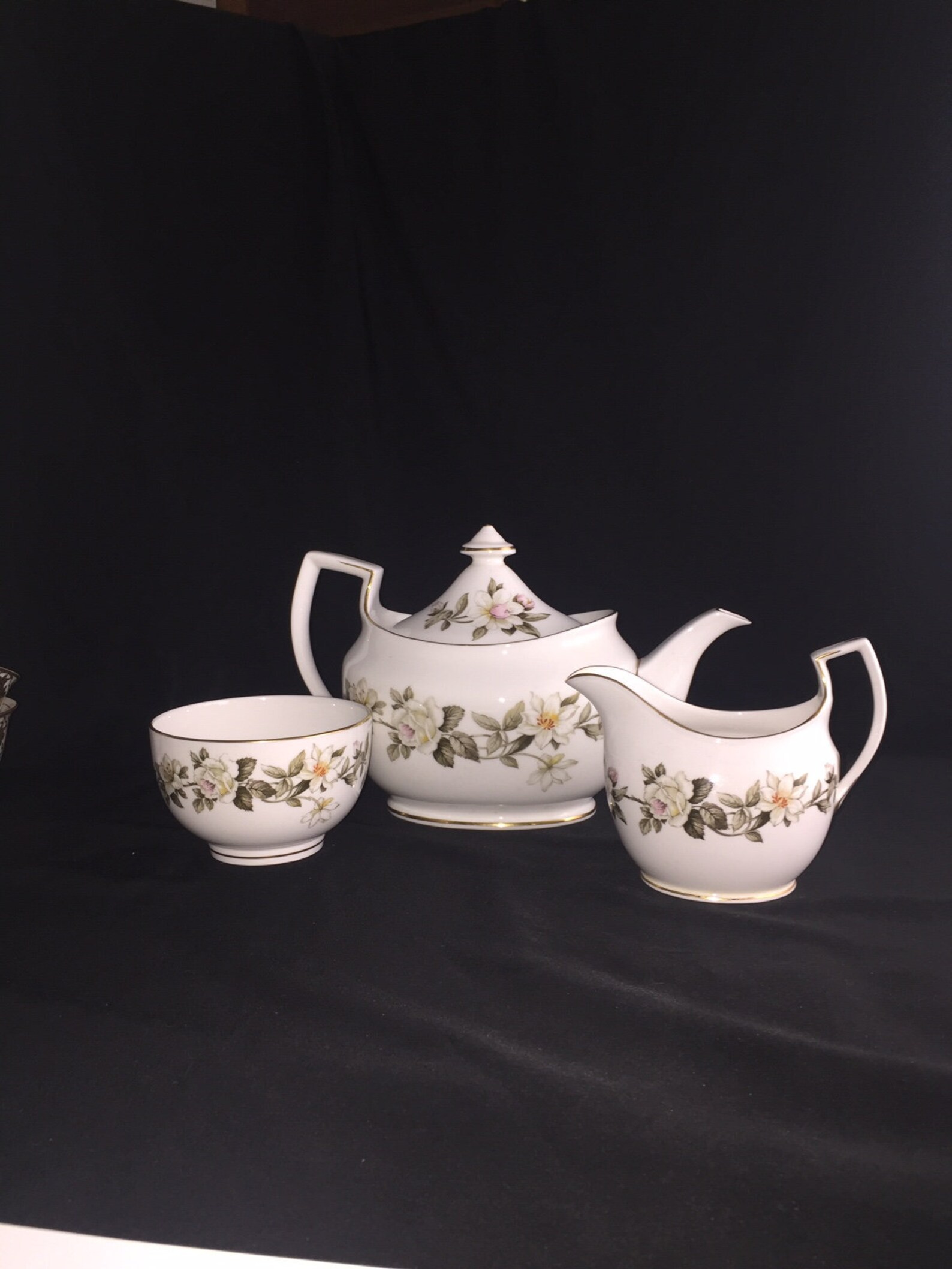 Royal Worcester Torquay Rare Tea Set Teapot Creamer and Sugar | Etsy