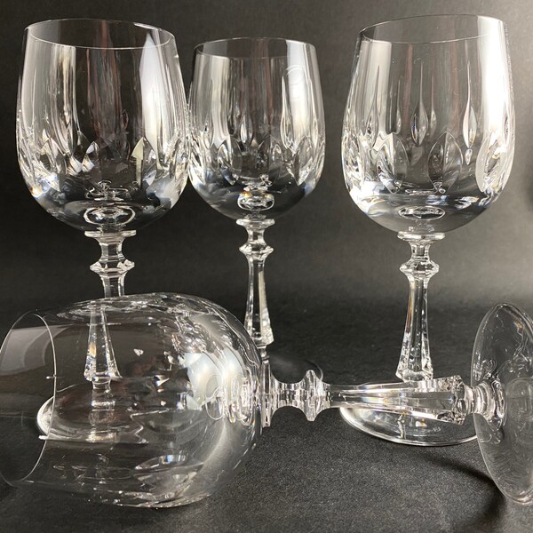 German Crystal Wine Glasses - Etsy